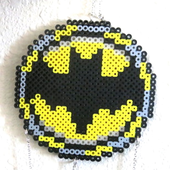 Perler Beads | Other | Perler Batman Logo Dream Catcher | Poshmark